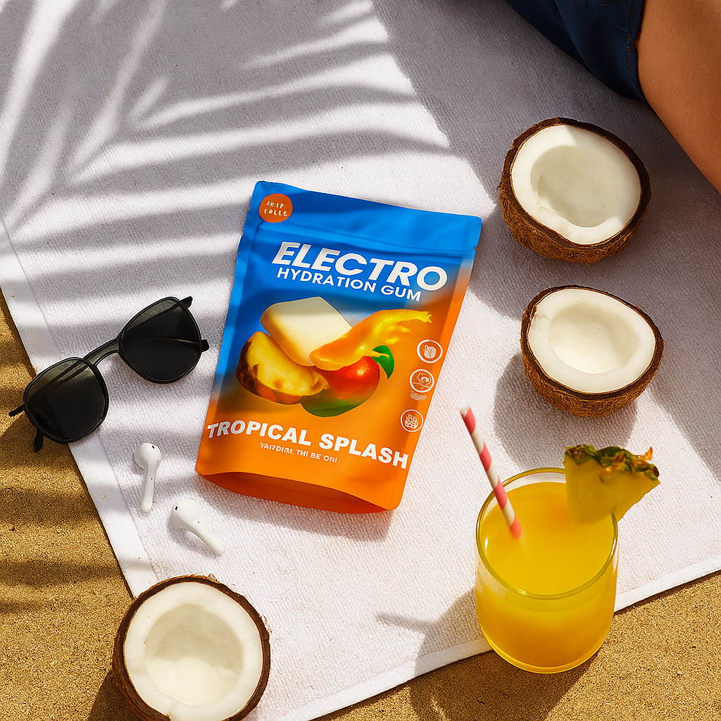 ElectroGum™ | Fast-Acting Electrolyte Chewing Gum for Hydration